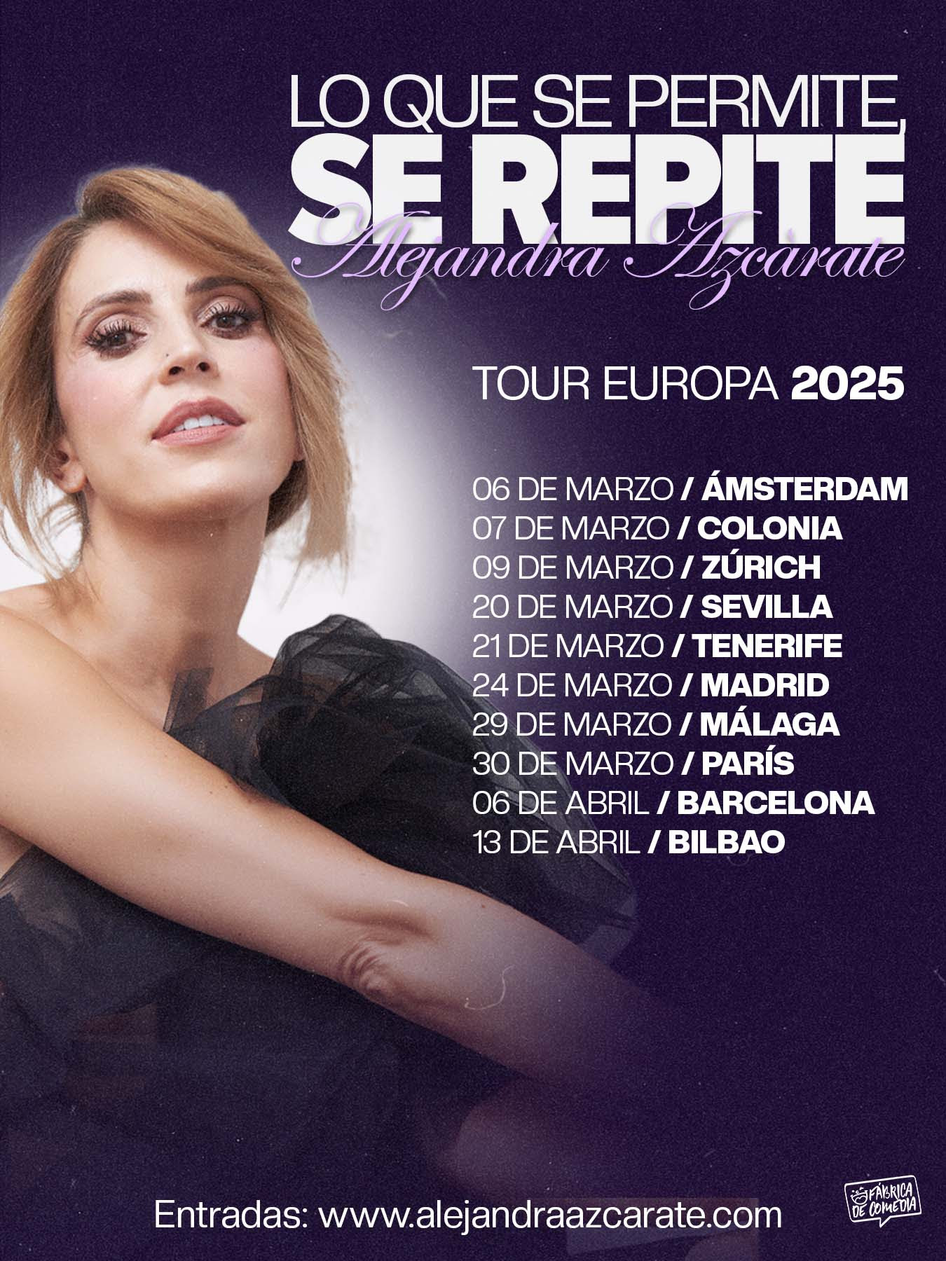 Alejandra Azcárate trae a España su show "Lo que se permite, se repite ...